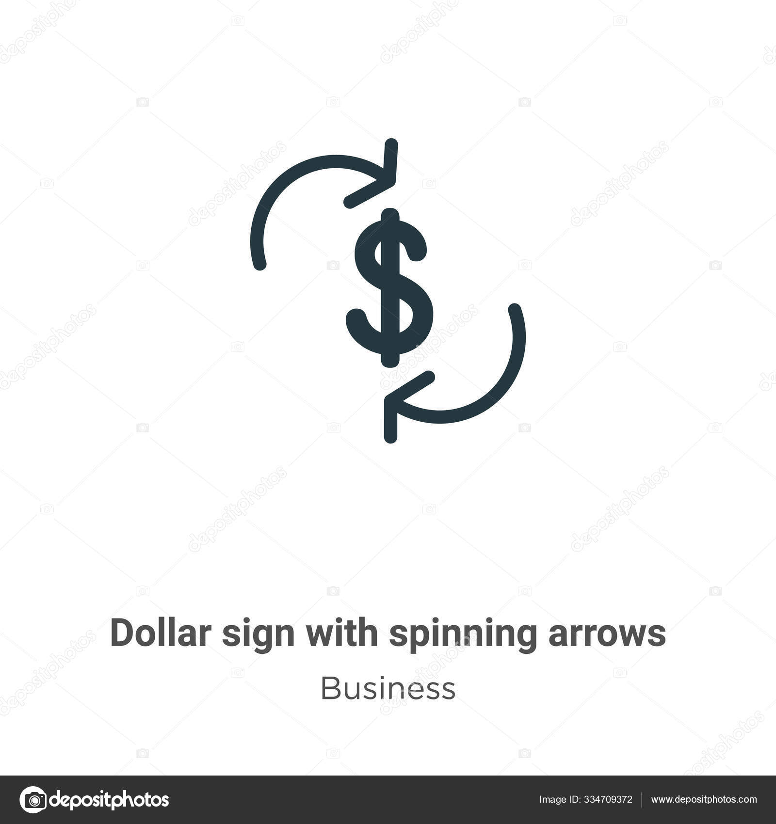 Spinning Dollar Sign