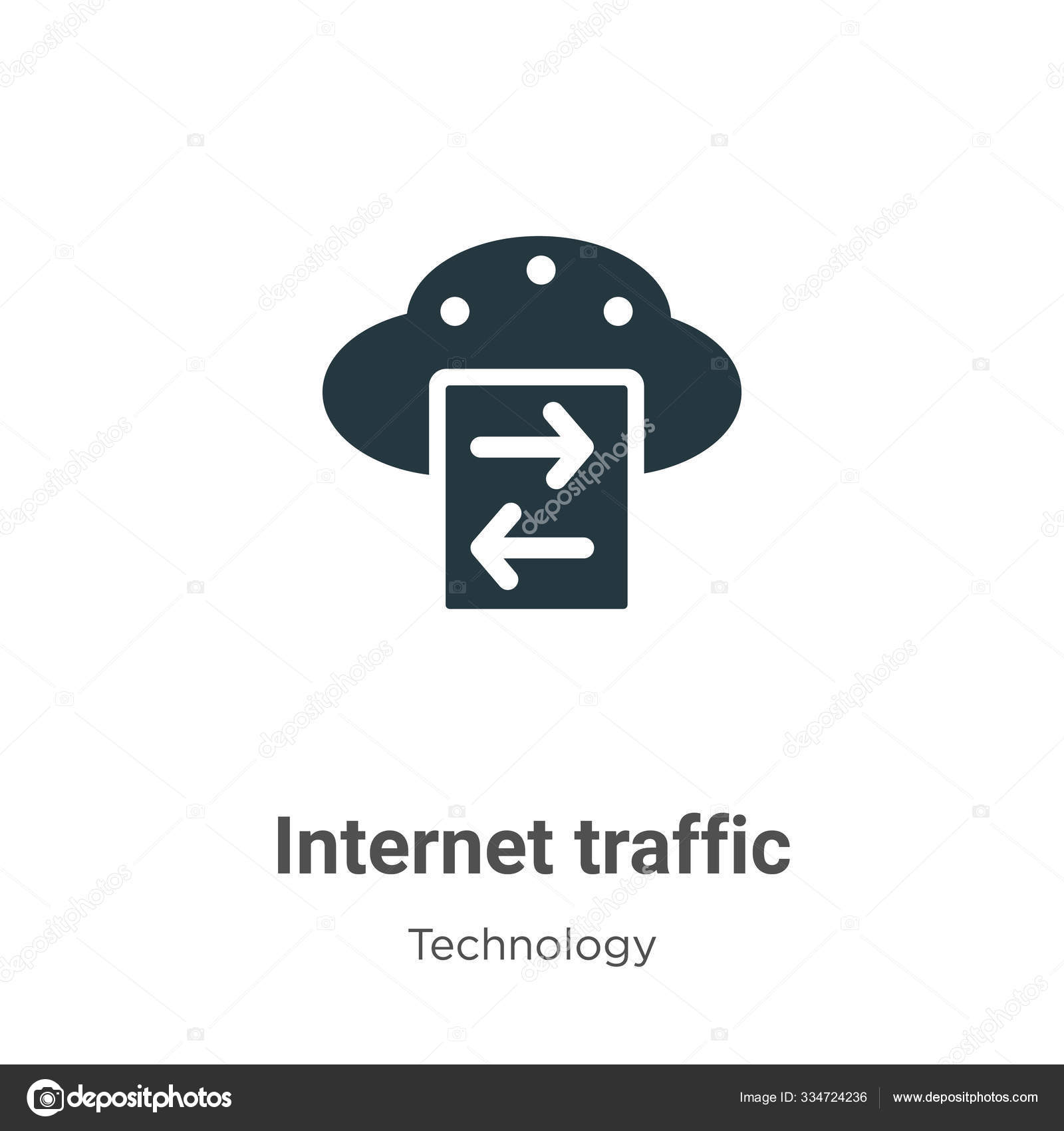 Internet Traffic Icon