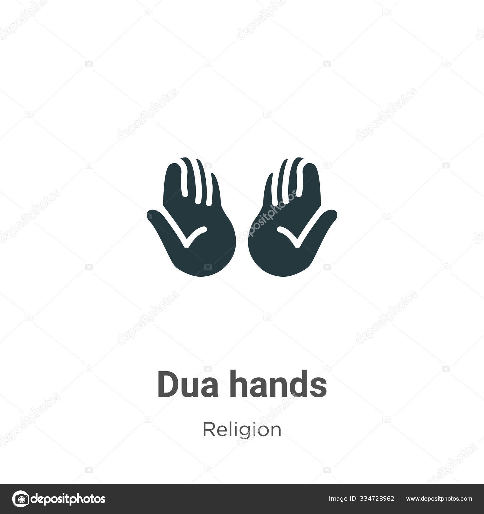 Dua Hands Glyph Icon Vector White Background Flat Vector Dua — Stock ... Dua Hands Glyph Icon Vector White Background Flat Vector Dua — Stock ...