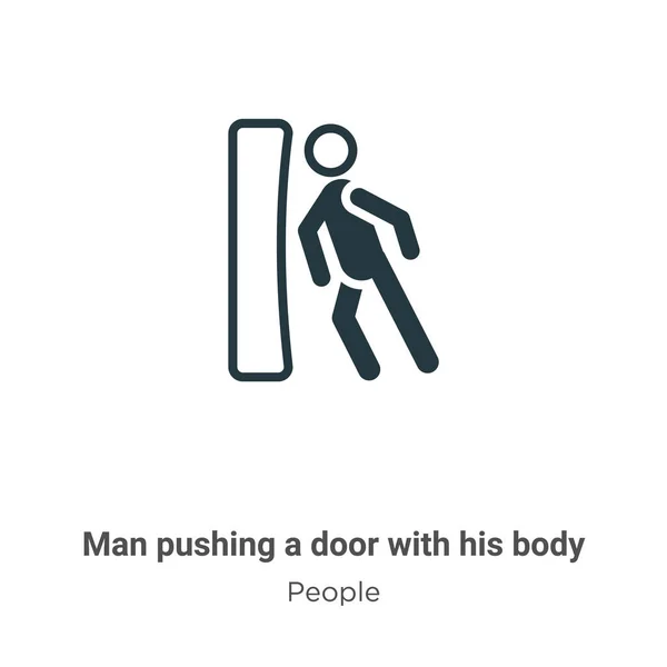 Man pushing icon Stock Vectors, Royalty Free Man pushing icon ...