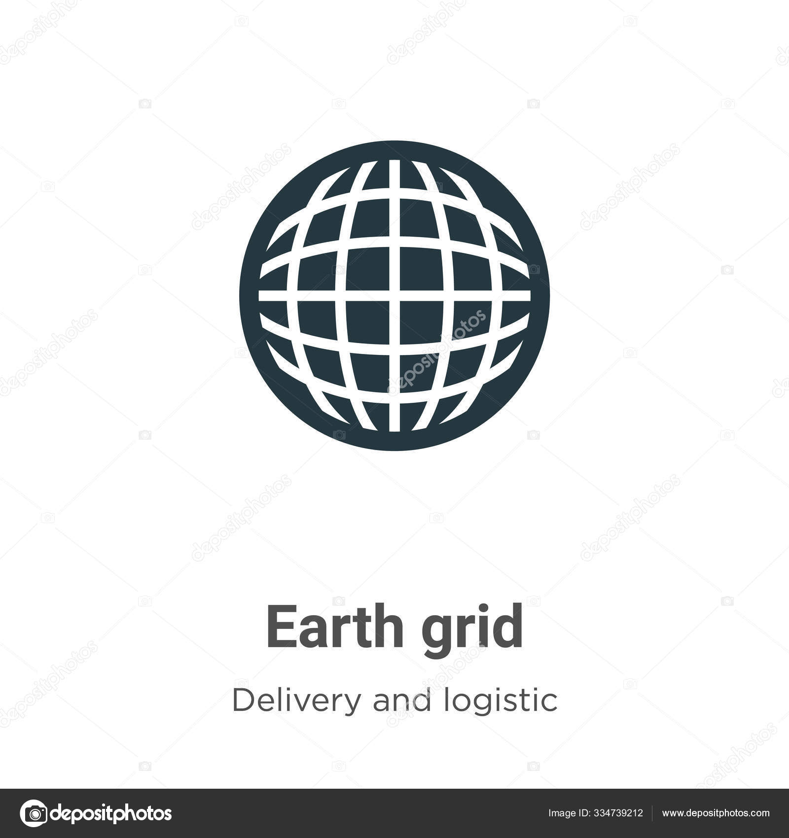 Earth Globe Symbol Of Grid Free Vector Icons Designed By Vector Icon