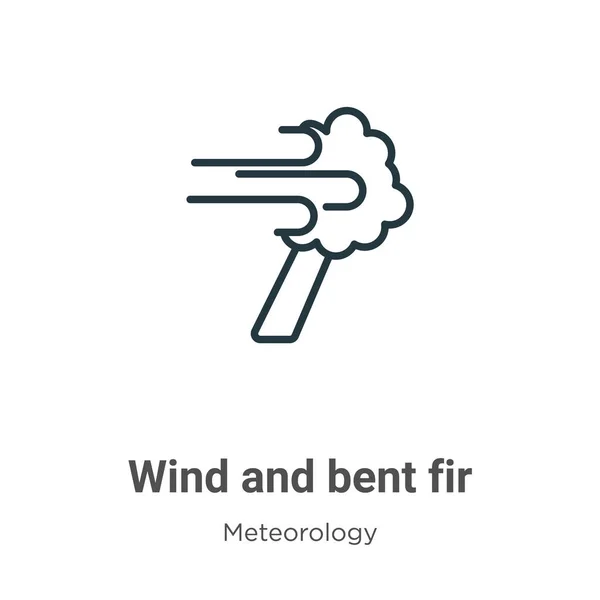 Bent tree wind Vector Art Stock Images | Depositphotos