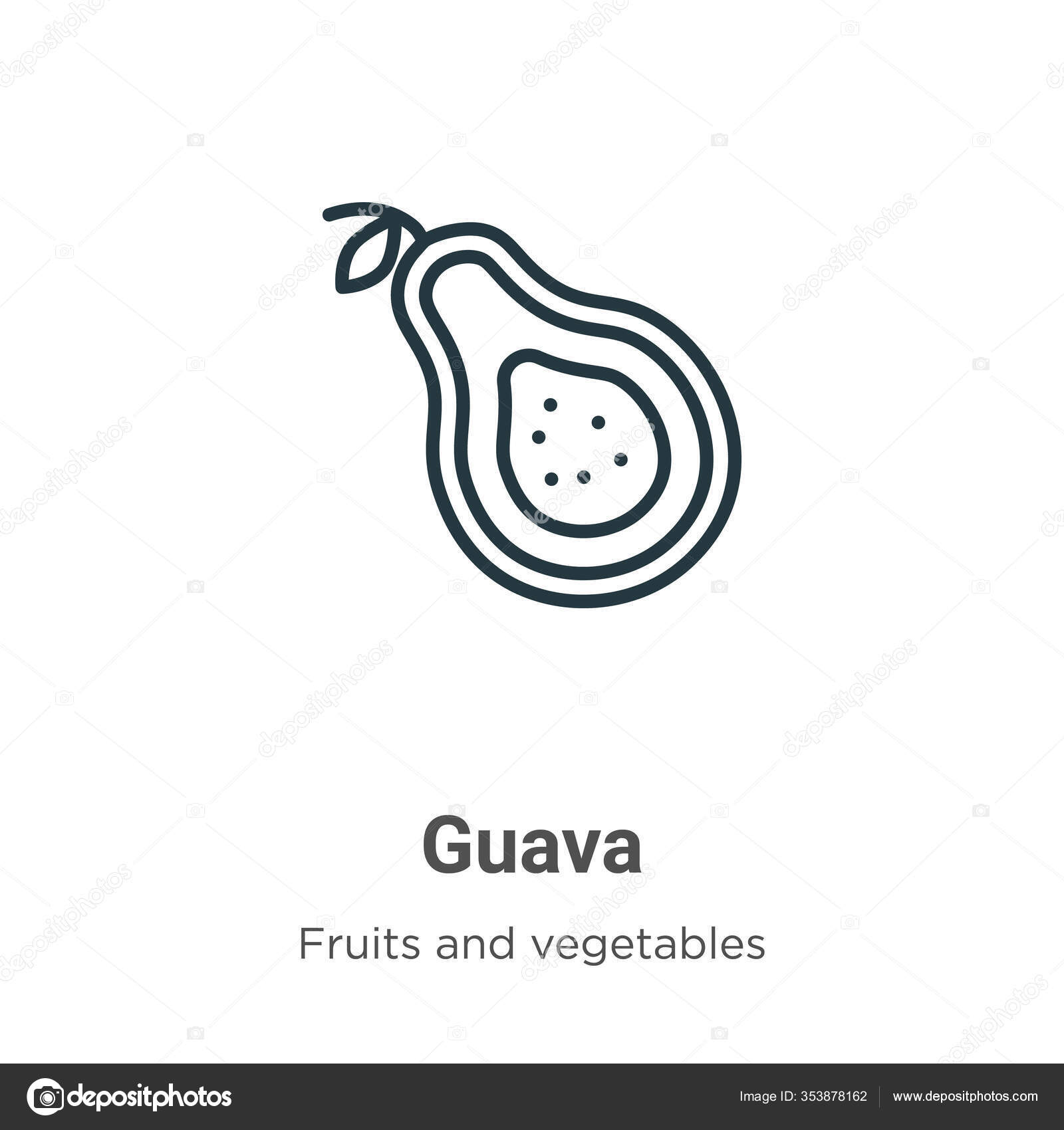 Guava Black And White