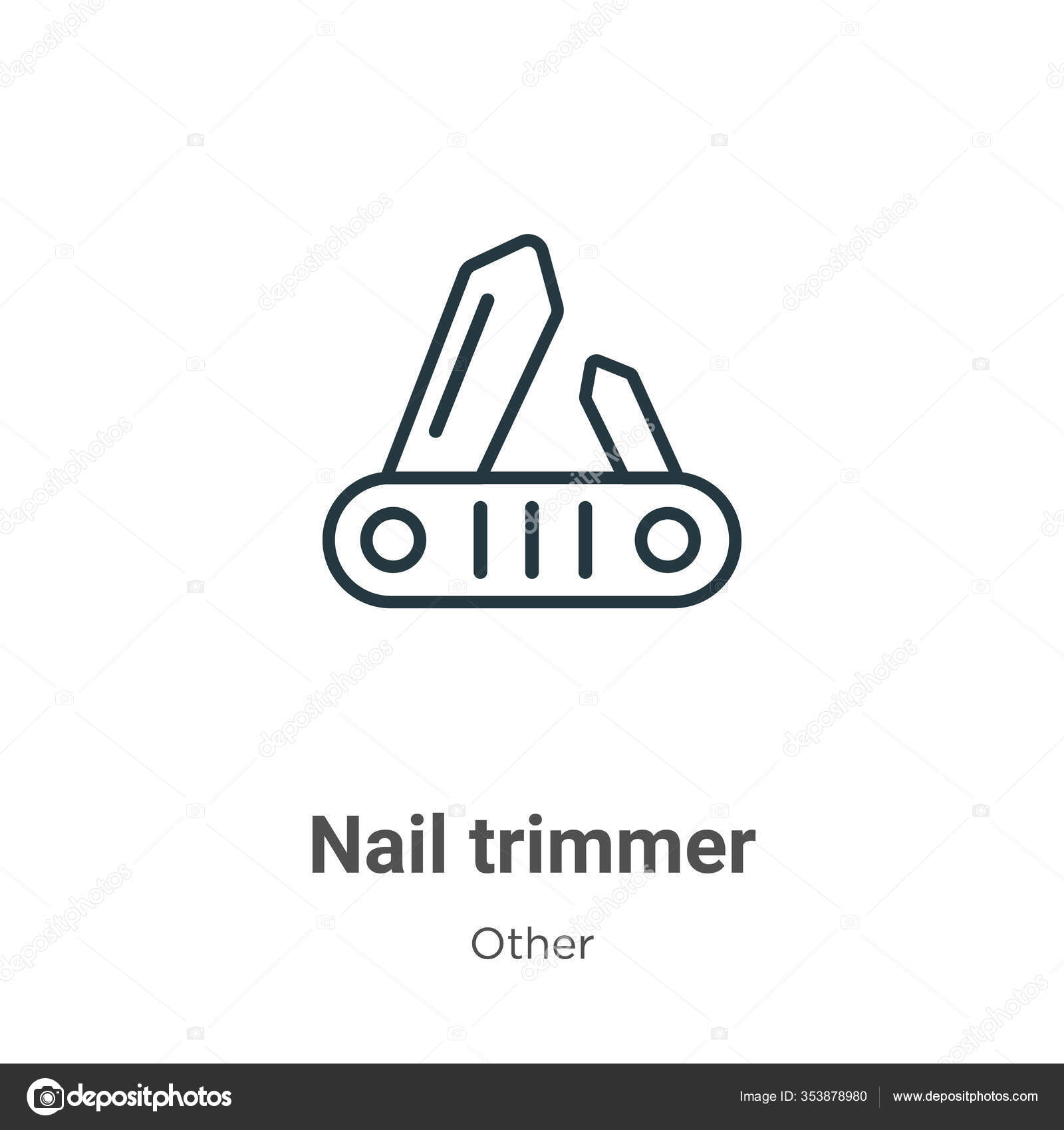 Nail Cutter Outline