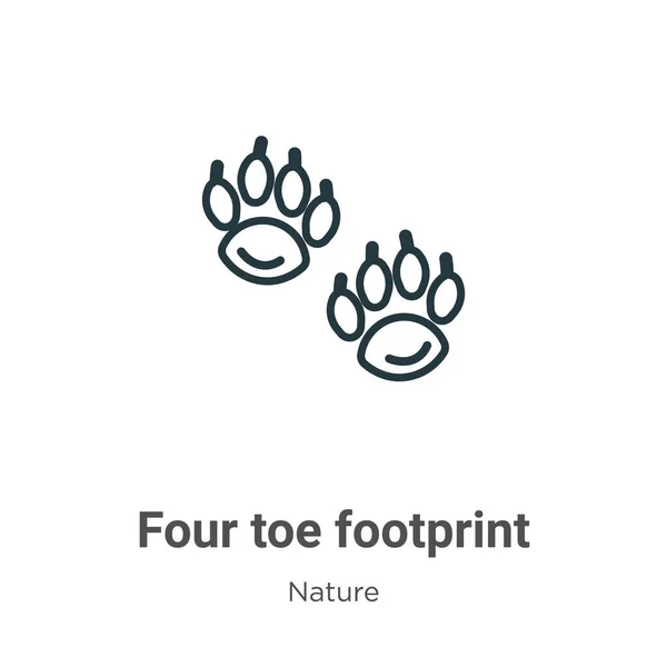 One Foot Vector Icon White Background Flat Vector One Foot Stock Vector ...