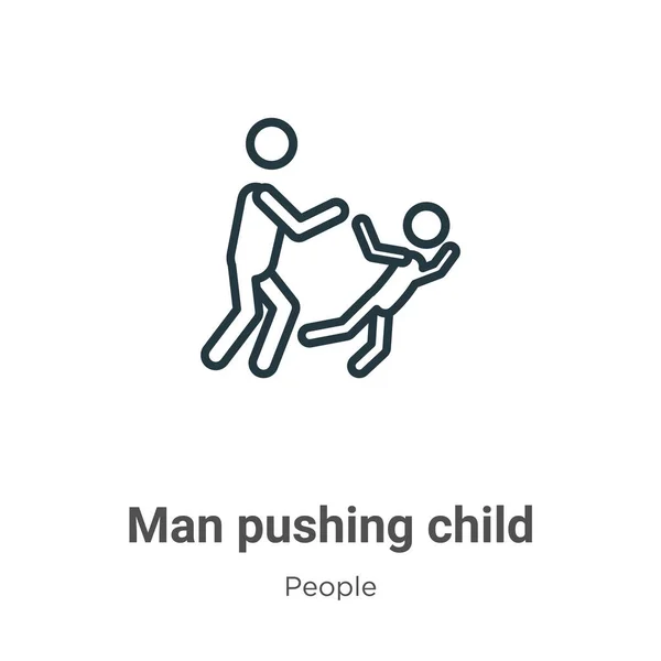 Man pushing icon Stock Vectors, Royalty Free Man pushing icon ...