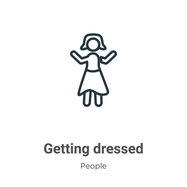 Getting dressed Vector Art Stock Images | Depositphotos