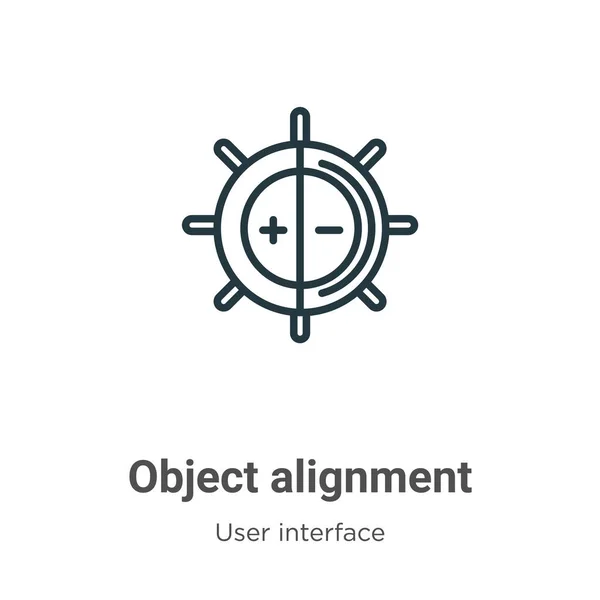 Left Side Alignment Outline Vector Icon Thin Line Black Left Stock Vector by ©Digital-Bazaar ...