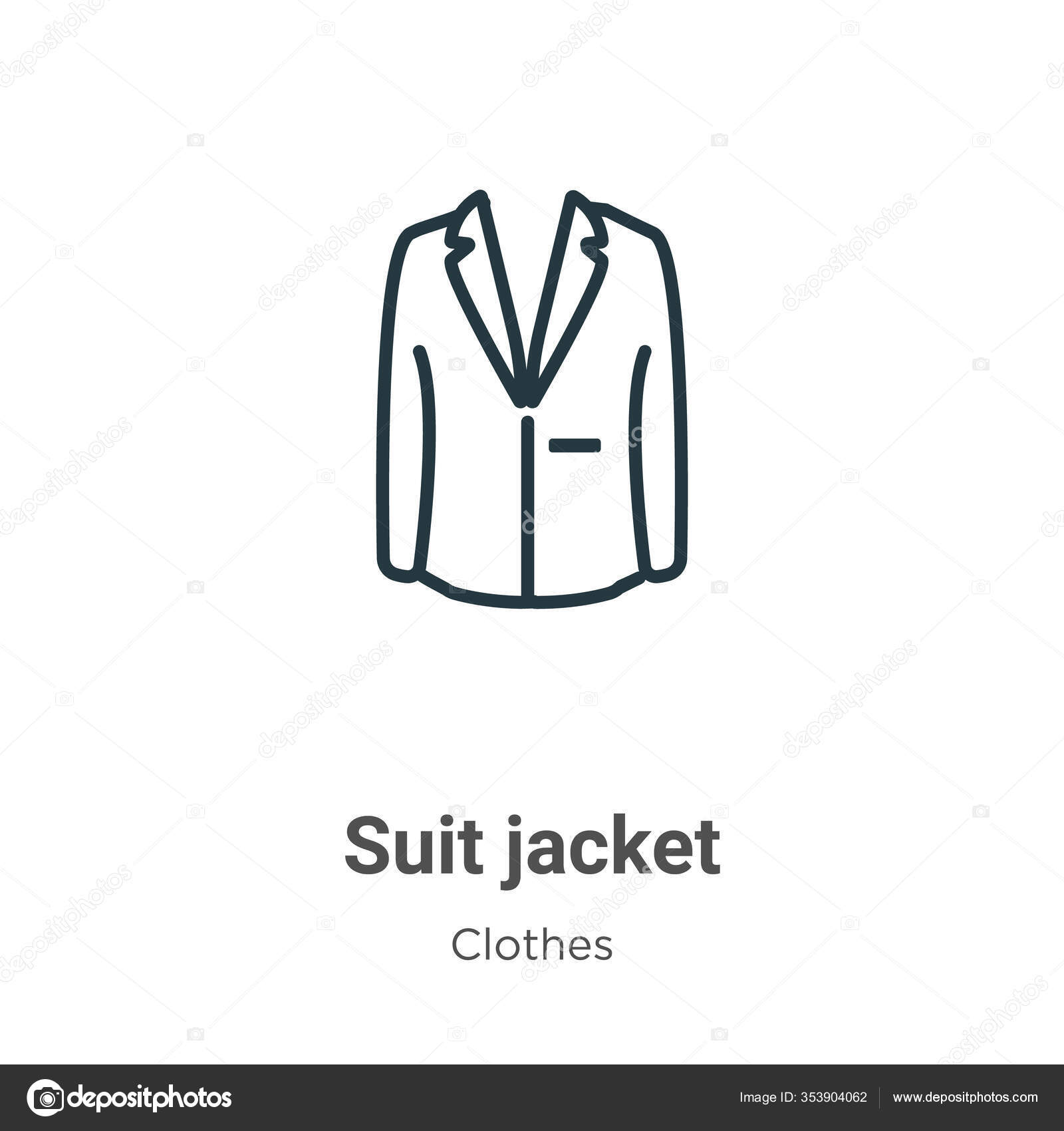 Suit Jacket Vector