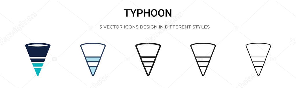 Hazard in typhoon Vector Art Stock Images | Depositphotos