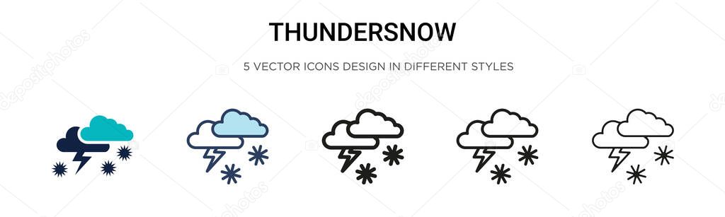 Thundersnow Vector Art Stock Images | Depositphotos