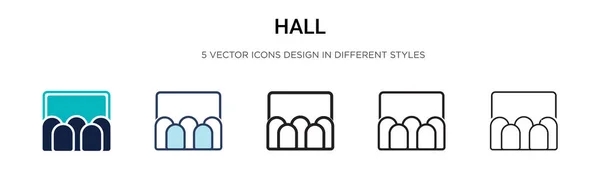 Community hall imágenes de stock de arte vectorial | Depositphotos