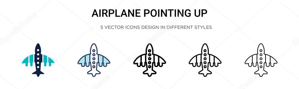 Airplane pointing up Vector Art Stock Images | Depositphotos