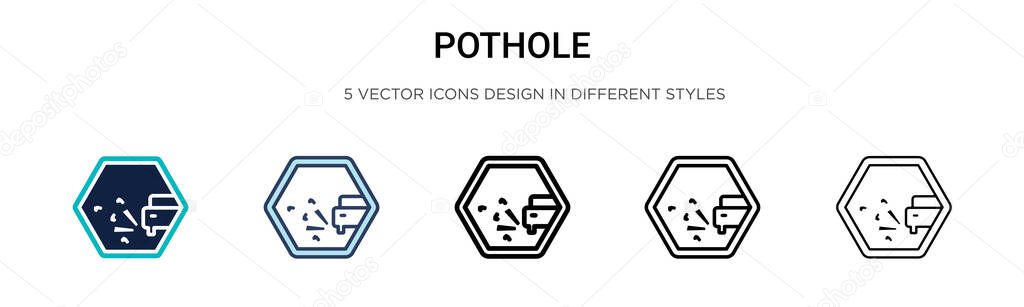 Potholes Vector Art Stock Images | Depositphotos