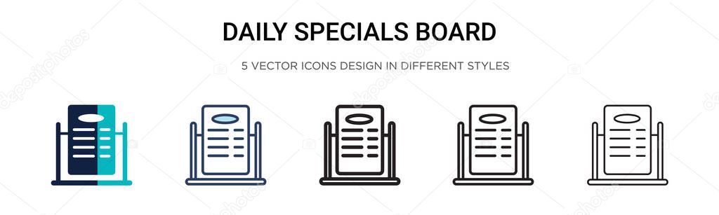 ᐈ Daily specials signs stock vectors, Royalty Free daily specials board ...