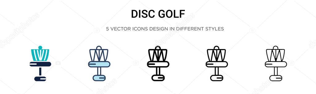 Disc golf Vector Art Stock Images | Depositphotos