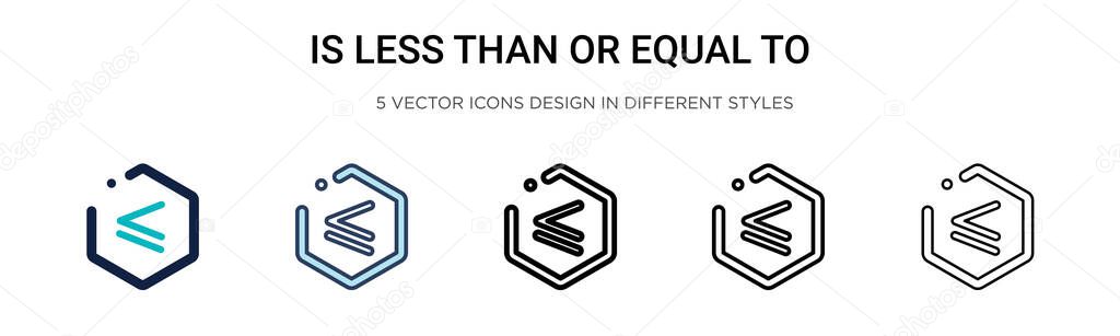 173 Is less than or equal to symbol Vector Images - Free & Royalty-free ...