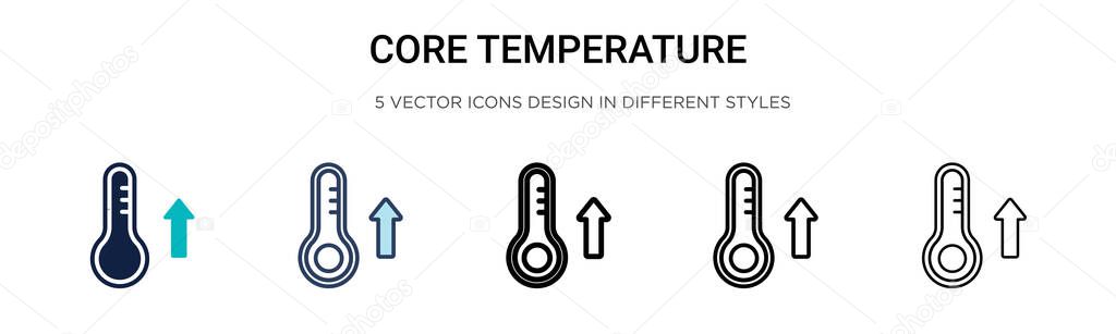 Core temperature, Royalty-free Core temperature Vector Images ...