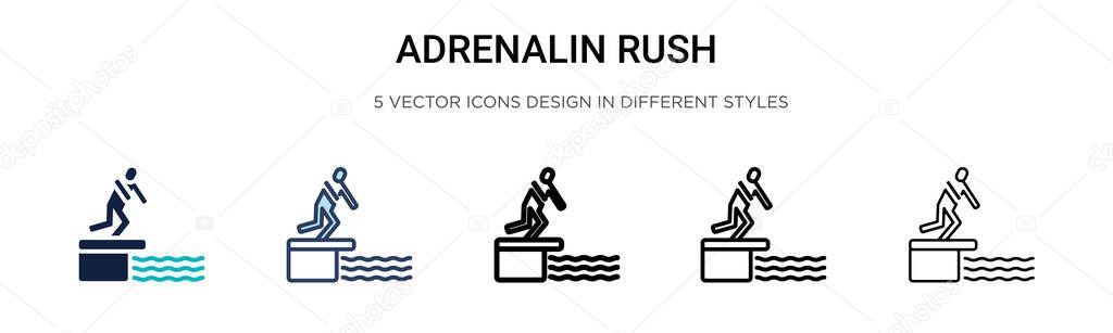 Adrenalin terburu buru Vector Art Stock Images | Depositphotos