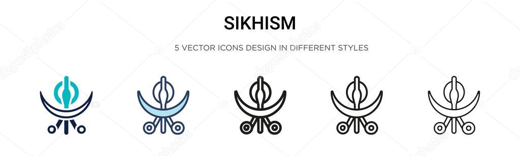 Khanda symbol Vector Art Stock Images | Depositphotos