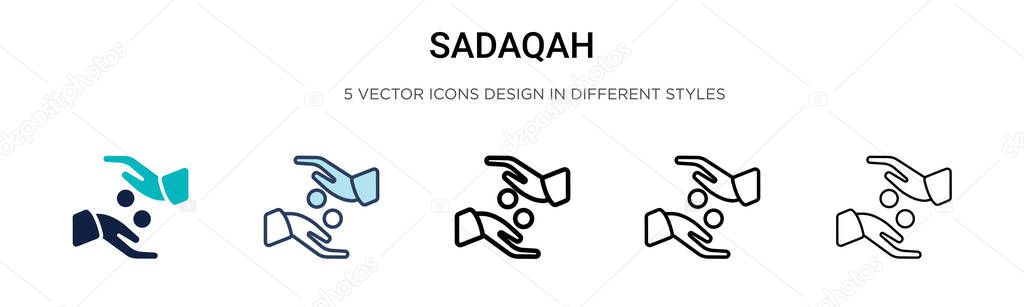 Sadaqah symbol of charity Vector Art Stock Images | Depositphotos