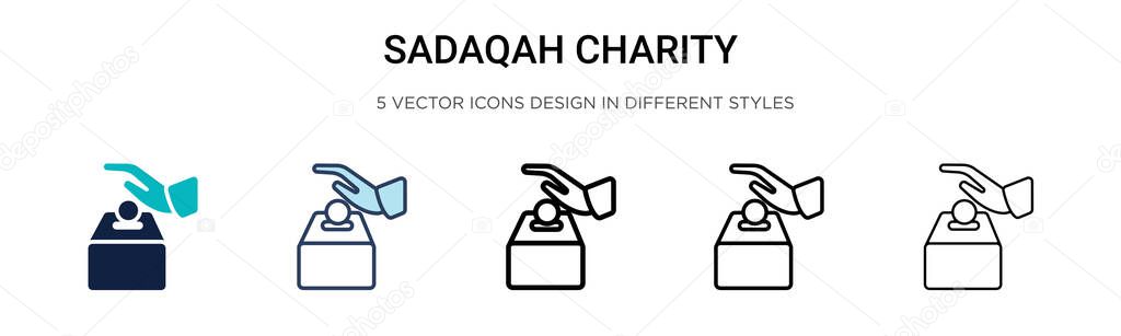 Sadaqah symbol of charity Vector Art Stock Images | Depositphotos