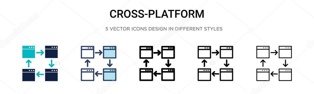 Cross device platforms Vector Art Stock Images | Depositphotos