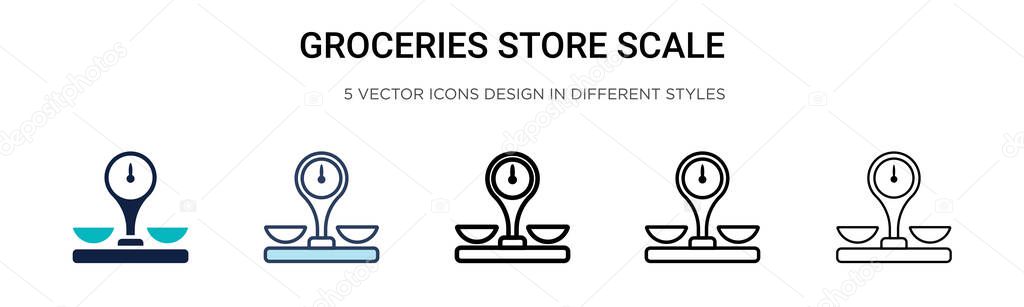 418 Grocery store scale Vectors, Royalty-free Vector Grocery store ...