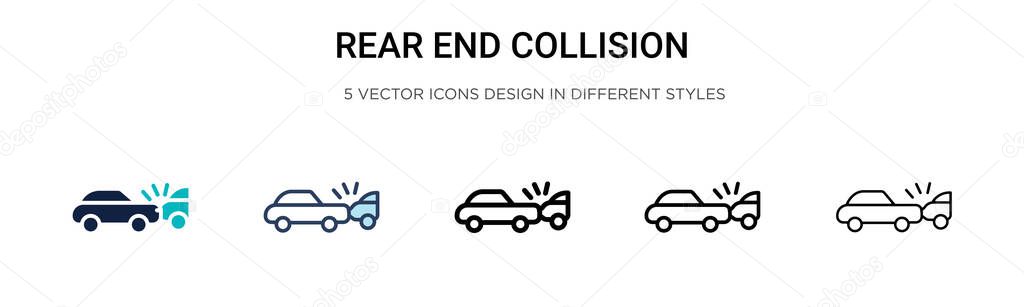 53 Rear end collision Vector Images | Depositphotos