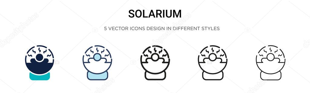 Solarium icons Vector Art Stock Images | Depositphotos