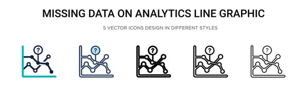 25 Missing data on analytics line graphic Vector Images, Missing data on analytics line graphic ...