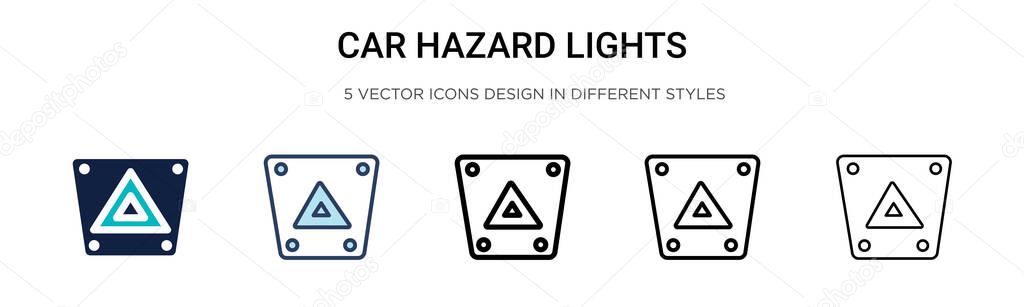 24 Hazard lights for car Vector Images | Depositphotos
