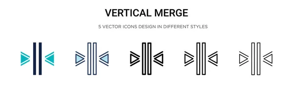 Vertical merge Vector Art Stock Images | Depositphotos