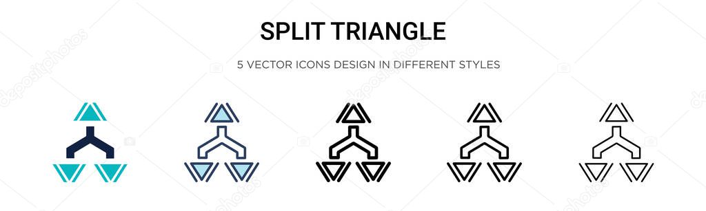 Split road Stock Vectors, Royalty Free Split road Illustrations ...