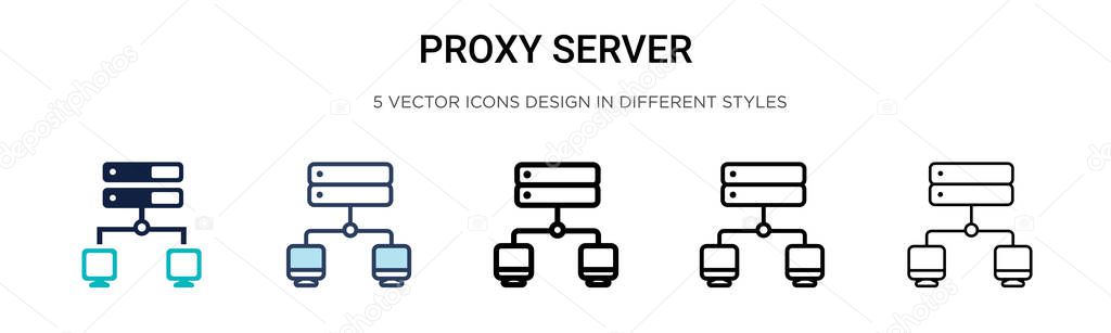 Proxy server symbol Vector Art Stock Images | Depositphotos