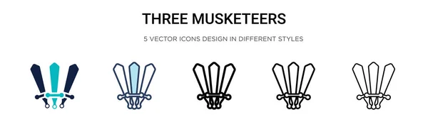 Three musketeers icon Vector Art Stock Images | Depositphotos