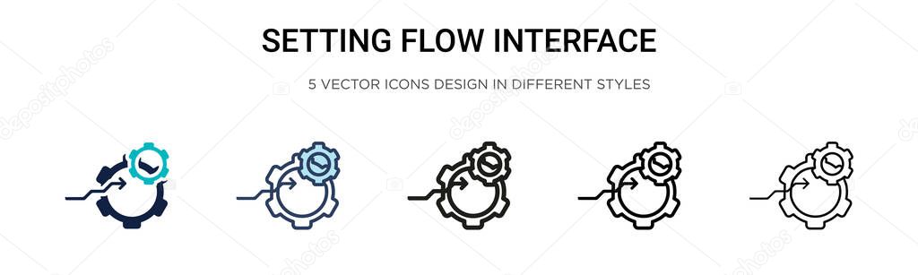 177 Setting flow interface symbol Vector Images, Setting flow interface symbol Illustrations ...