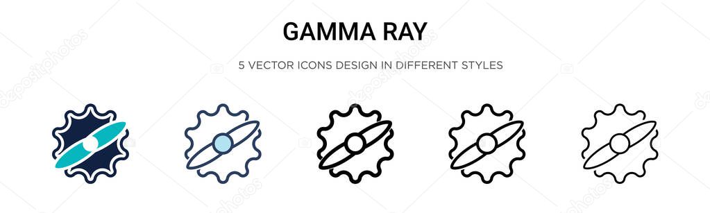 Gamma ray symbol Vector Art Stock Images | Depositphotos