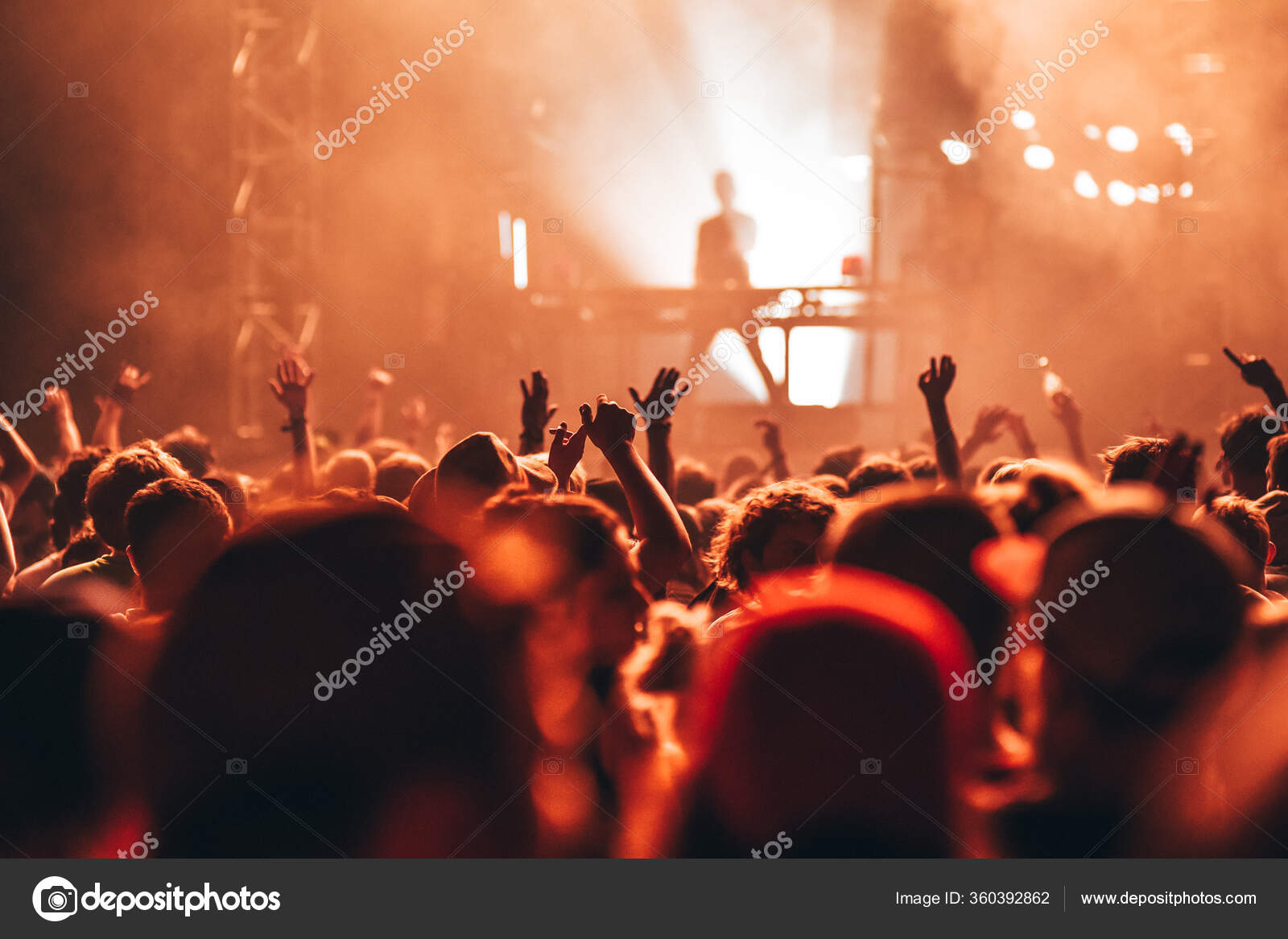 Concert Silhouette Hands