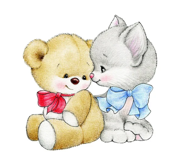 Teddy cat Stock Photos, Royalty Free Teddy cat Images | Depositphotos®