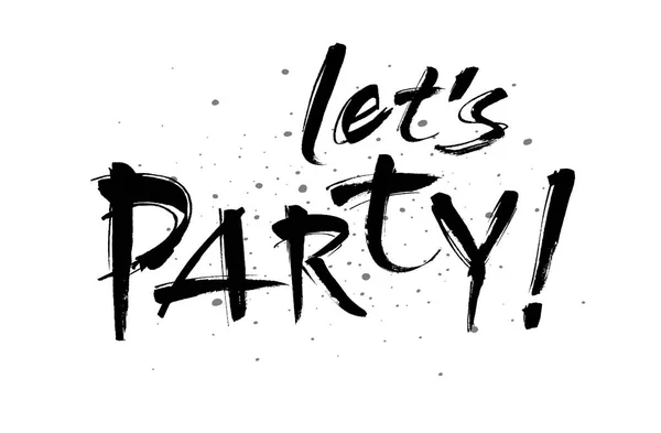 Lets party Vector Art Stock Images | Depositphotos