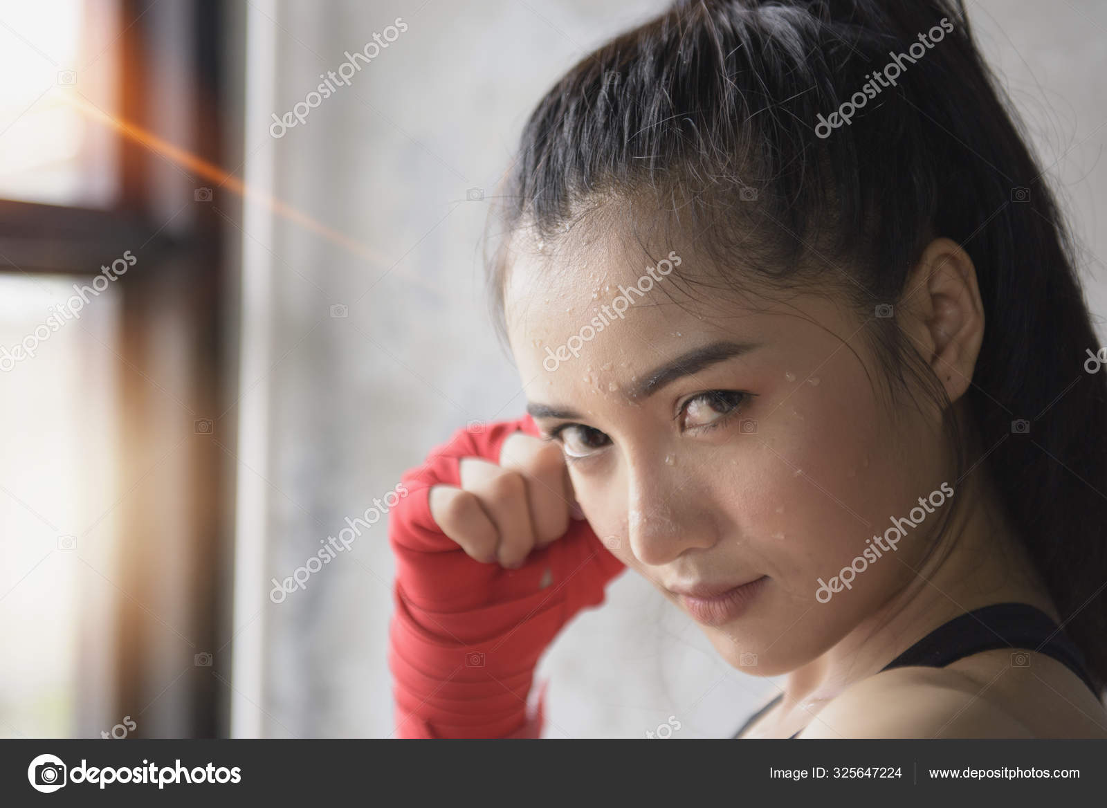 Determined Female Eyes