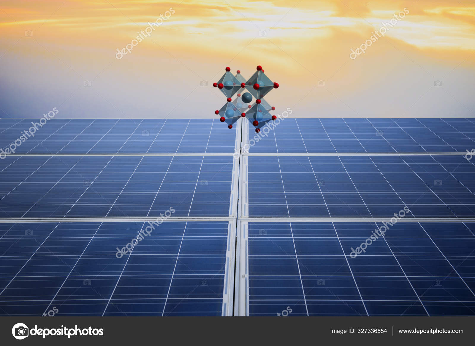 Perovskite Solar Cell Energy Future Perovskite Materials — Stock Photo ...