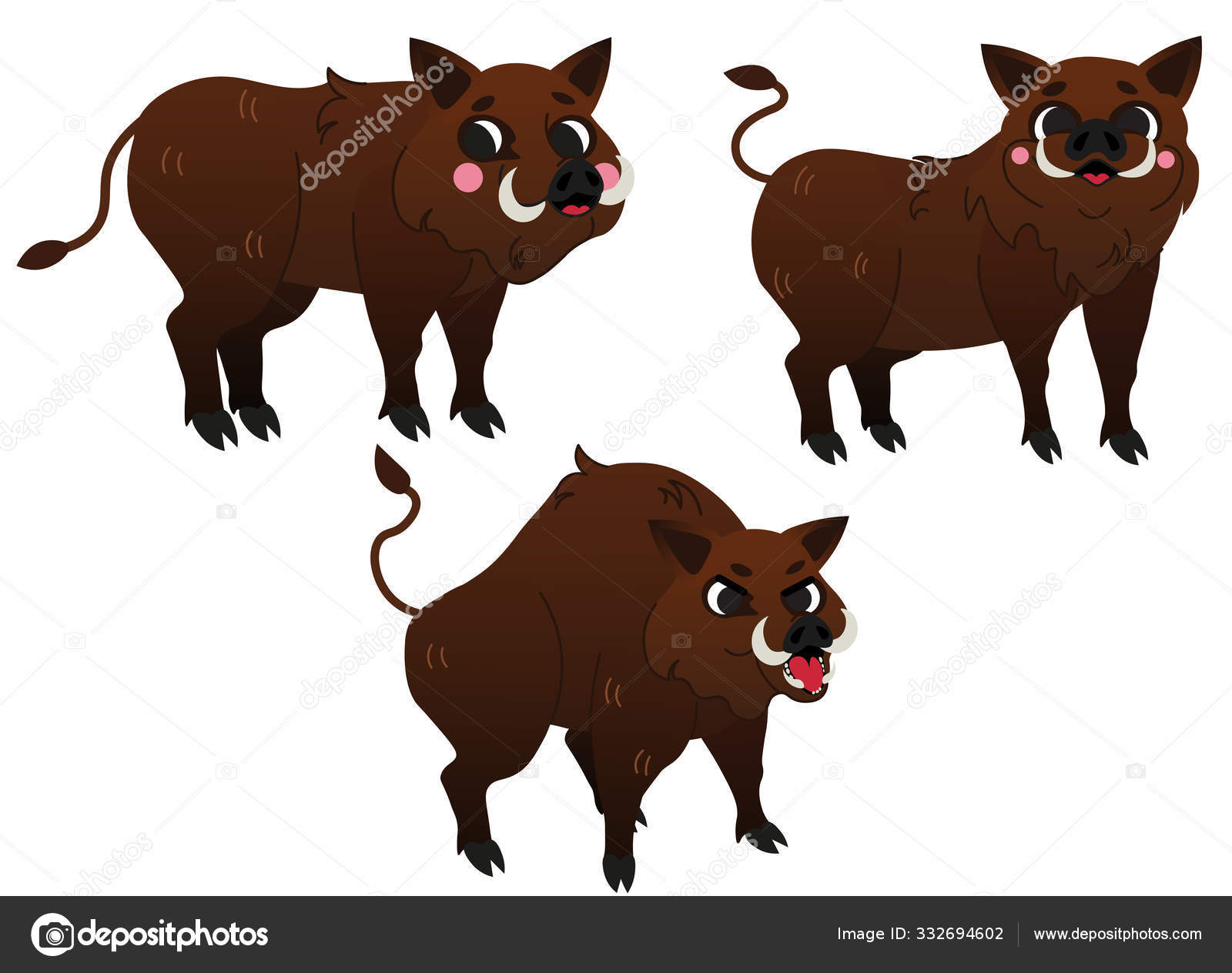 Fondo De Pantalla De Una Manada De Jabalíes