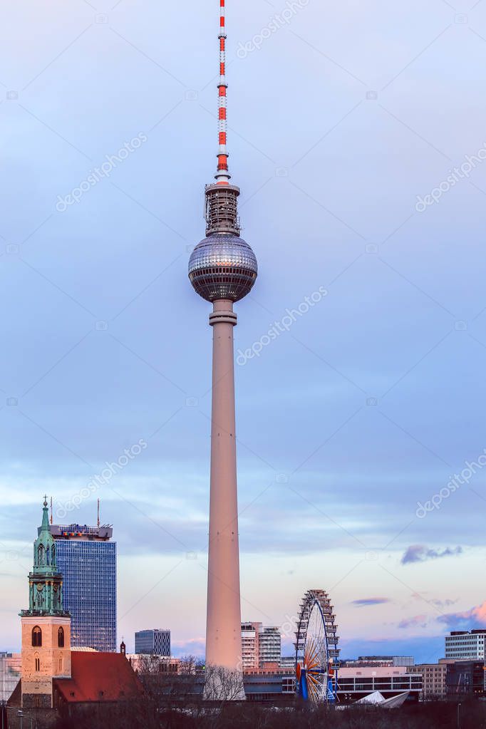 Famous Tower Berlin Germany — Stock Photo © halen_hoie #179615248