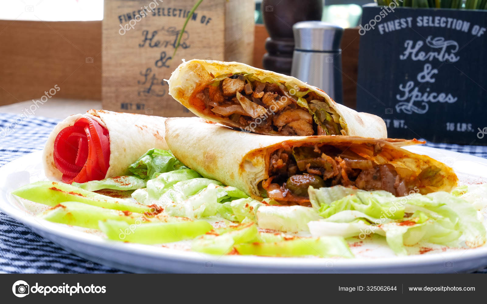 Tortilla Restaurant Table — Stock Photo © relineo #325062644