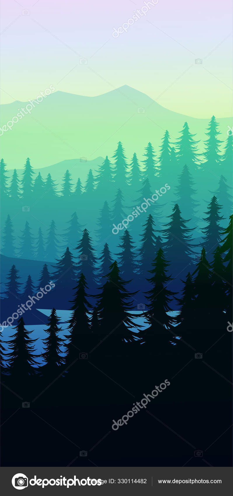 Horizon Landscape Vector