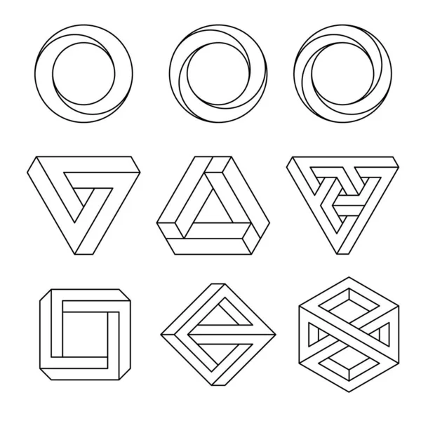 Impossible shapes Vector Art Stock Images | Depositphotos