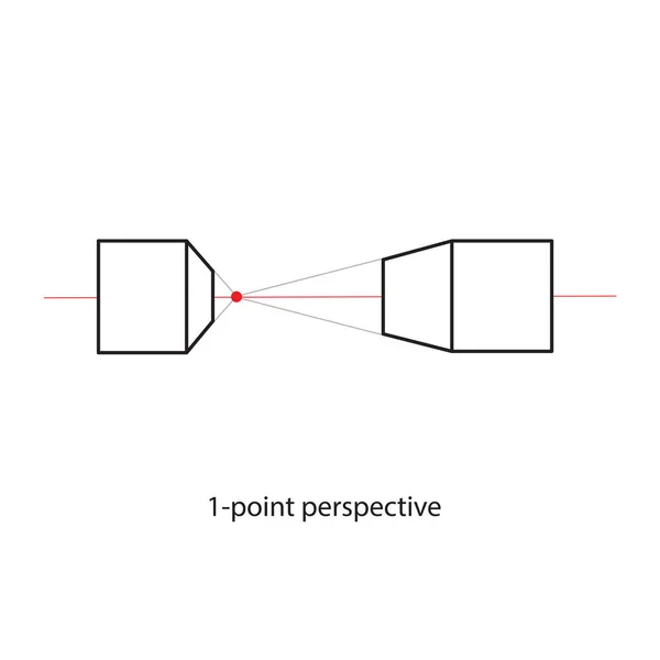 One perspective point Vector Art Stock Images | Depositphotos