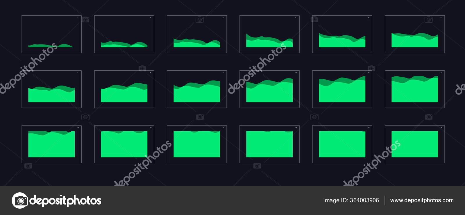 Efecto Transiciones Animación Sprite Hoja Transiciones Animación Cuadro ...